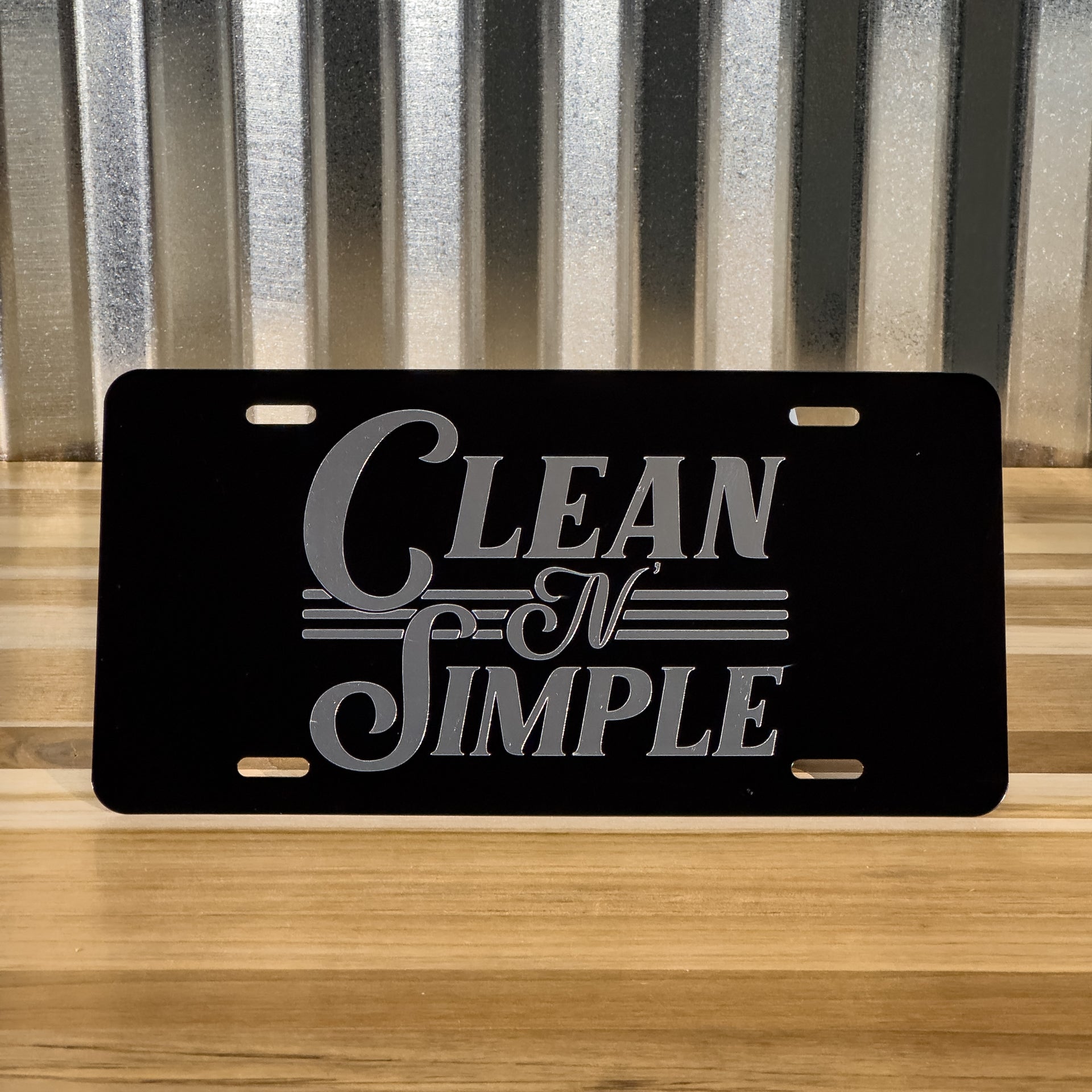 License Plates – Clean N’ Simple